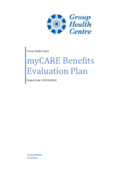 Group Health Centres Mycare Benefits Evaluation Plan Canada Health